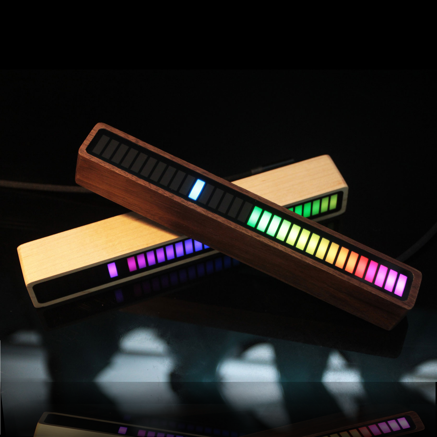 Music Reactive RGB Led Light - Colorful LED Music Rhythm Lamp ...