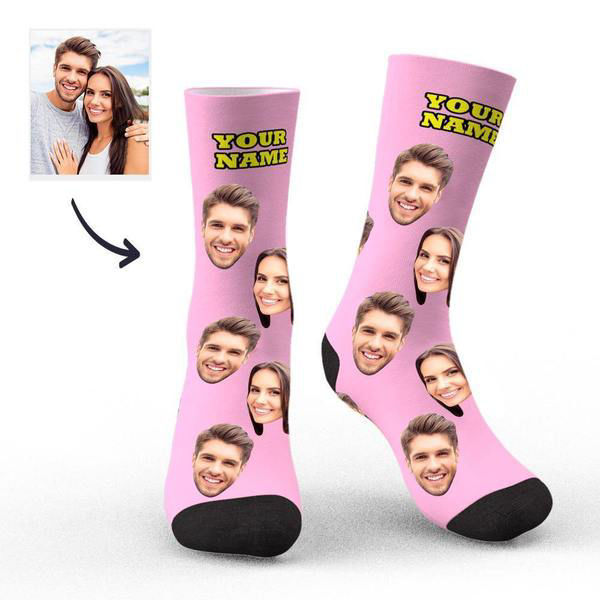Custom Photo Socks Colorful - Personalized Gifts & Engraved Gifts for ...