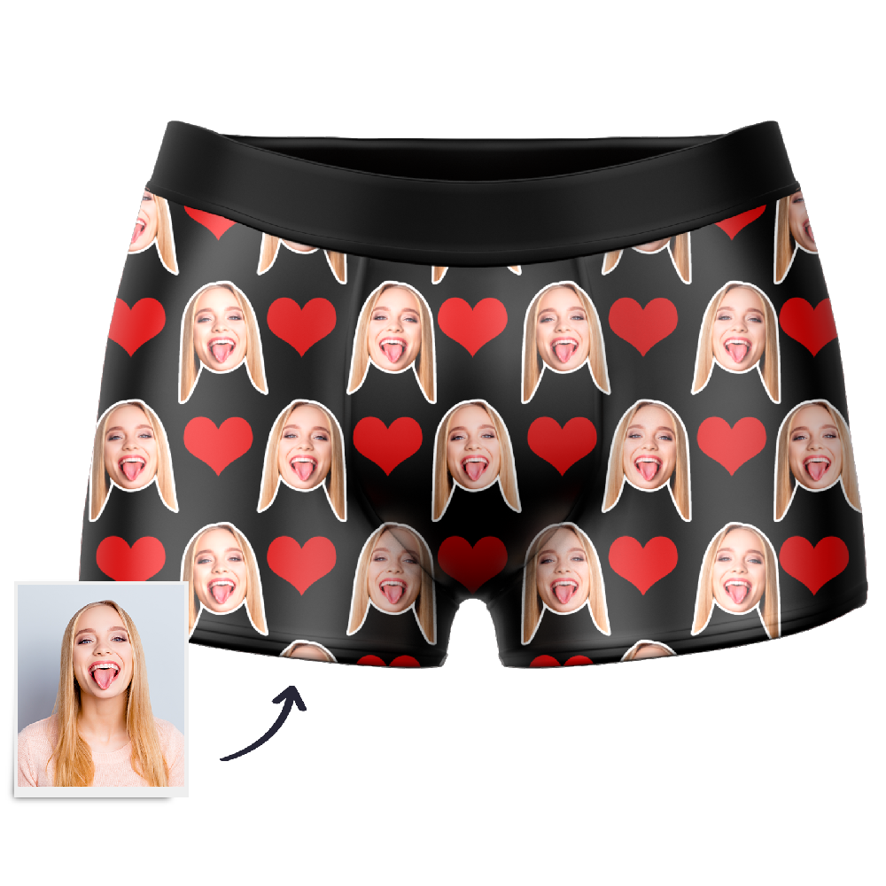 Custom Men's Heart-shaped Boxer Briefs - Personalized Gifts & Engraved ...