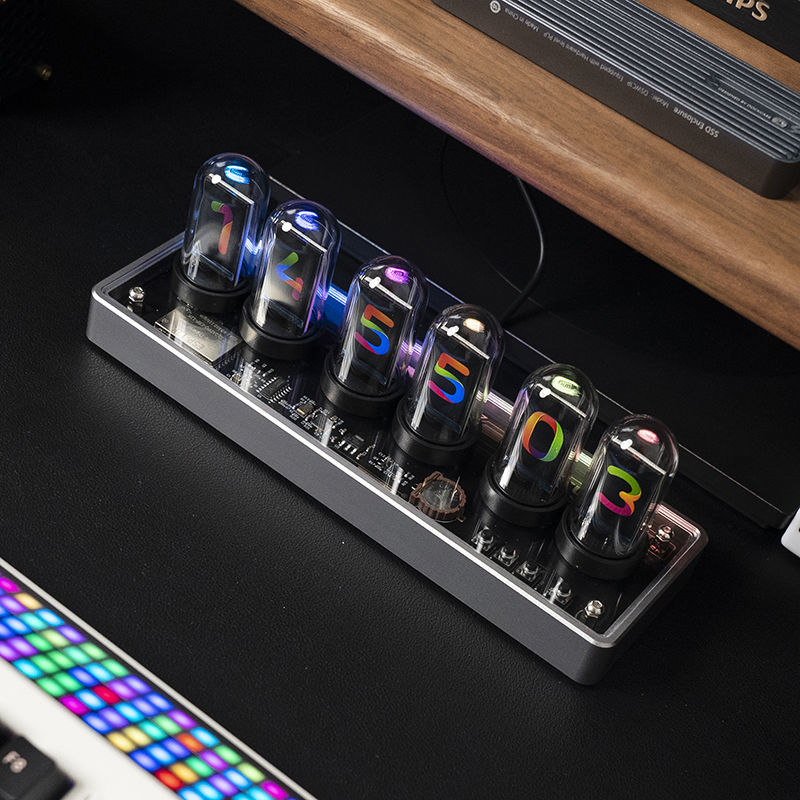 Marvel Colorful IPS Screen Nixie Tube Clock With Premium Gift Packaging ...