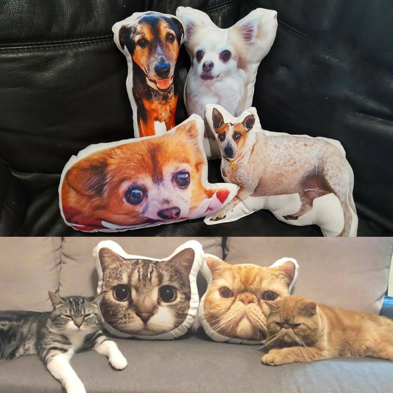 Custom 3D Cat Pillow - Personalize With Your Cute Pet - Personalized ...