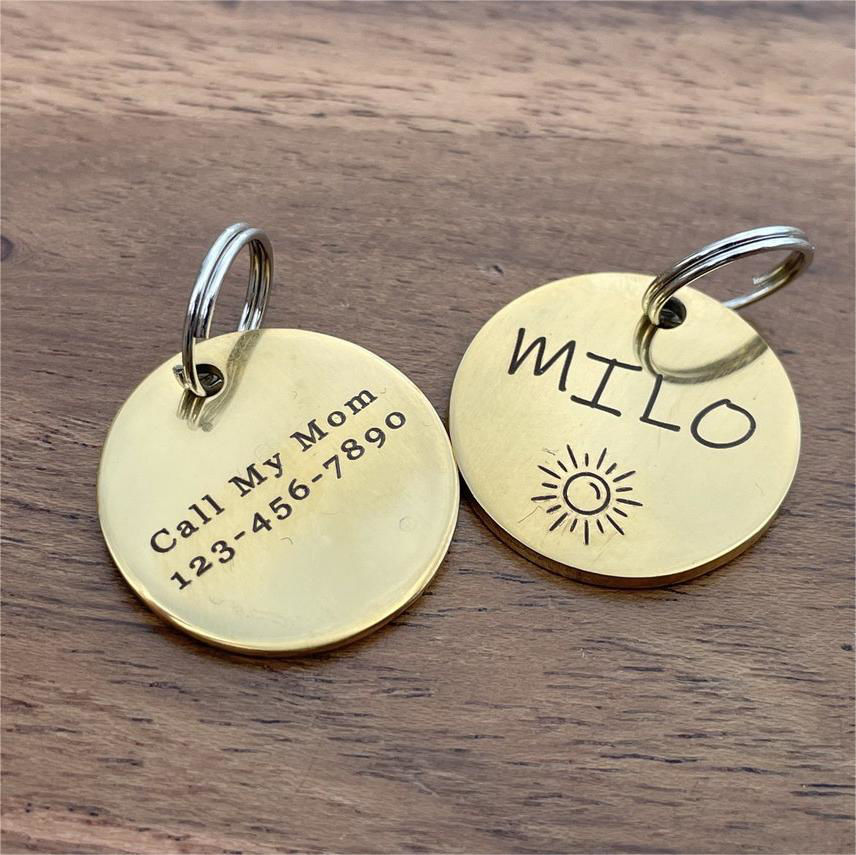 Personalized Cat Name Tag With Telephone Number - Personalized Gifts ...