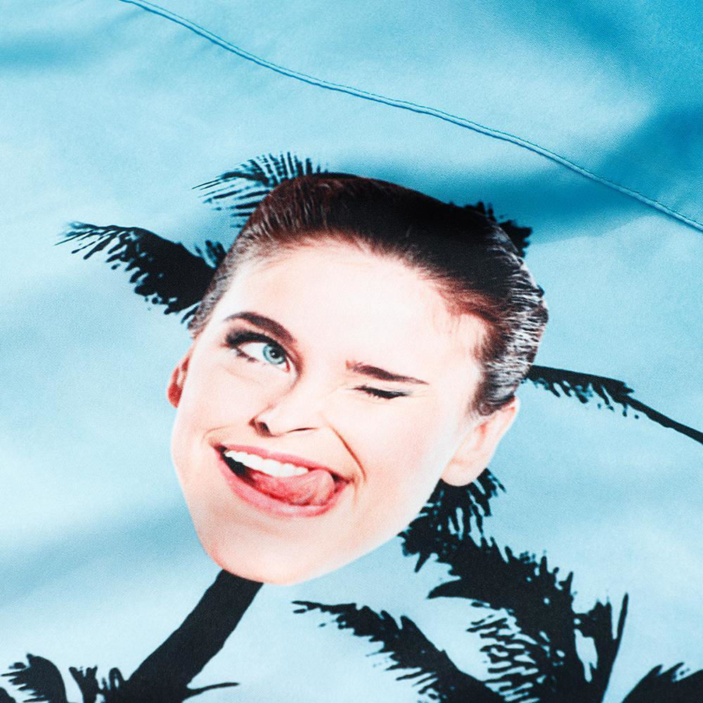 Custom Logo Hawaiian Shirts Leaves & Petal Aloha Beach Shirt For Men ...