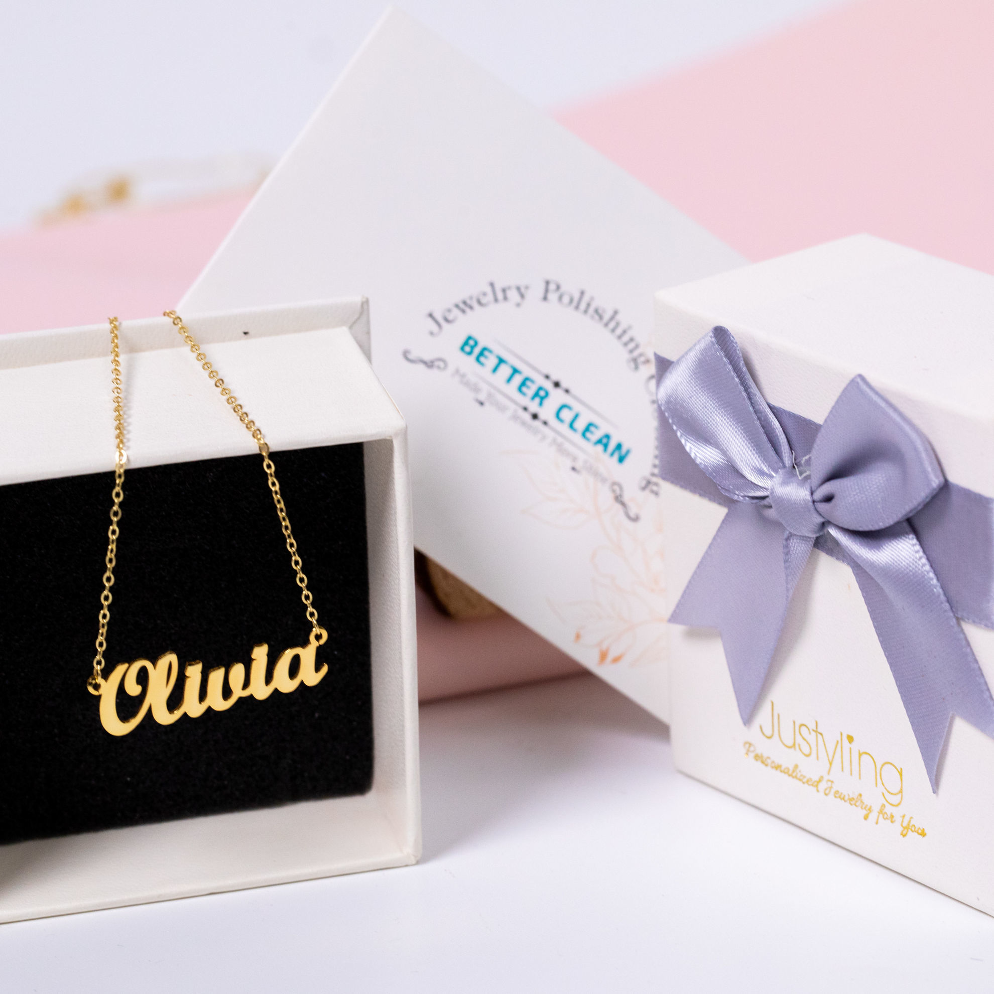 Personalized Name Necklace in Stainless Steel or 925 Sterling Silver ...