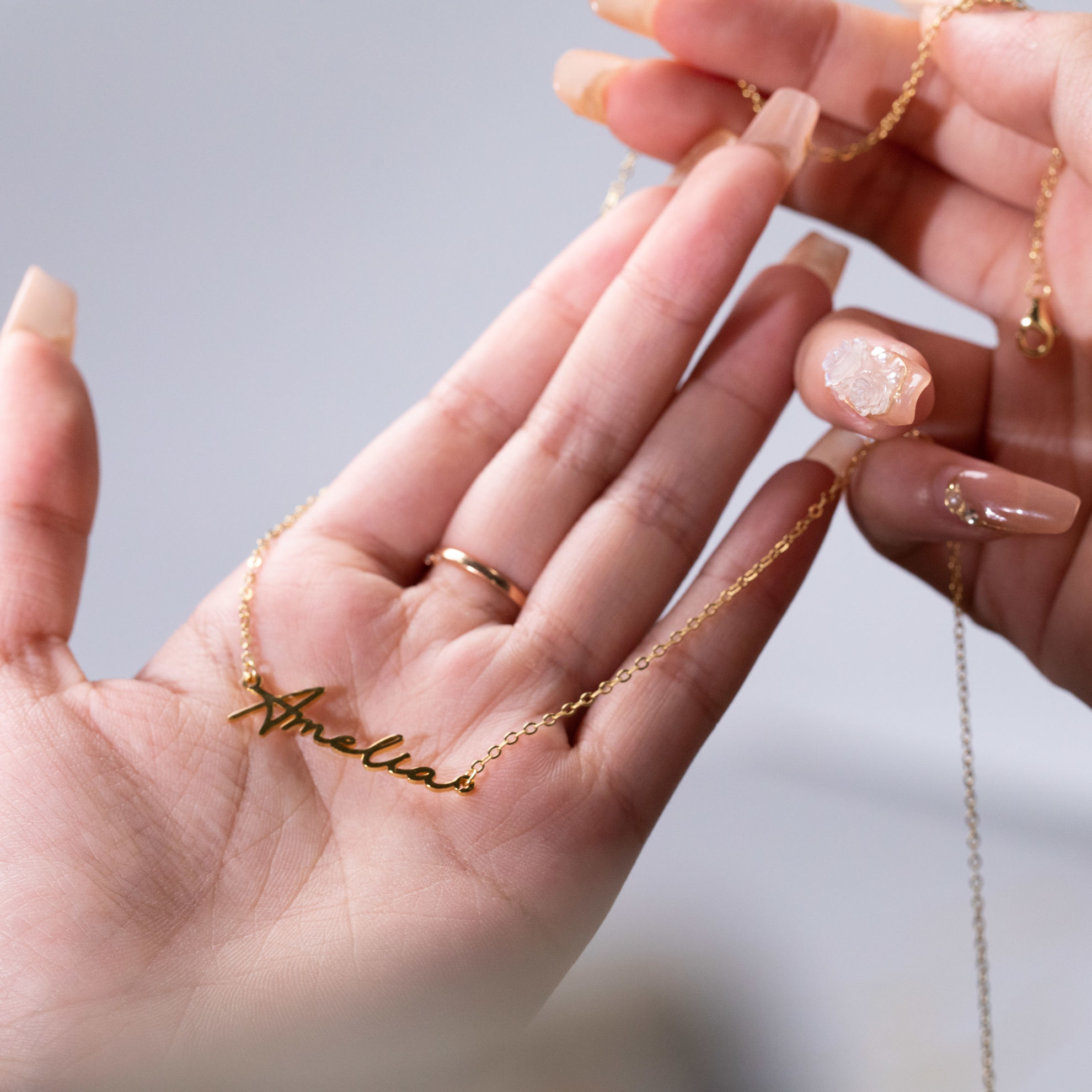 Personalized Name Necklace in Stainless Steel or 925 Sterling Silver ...