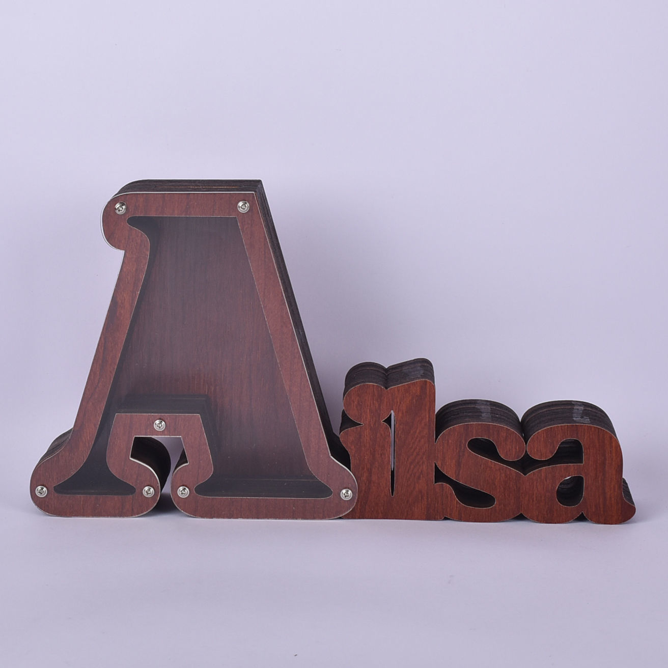 Personalized Wooden Name Piggy-Bank for Kids Boys Girls - Large Piggy ...