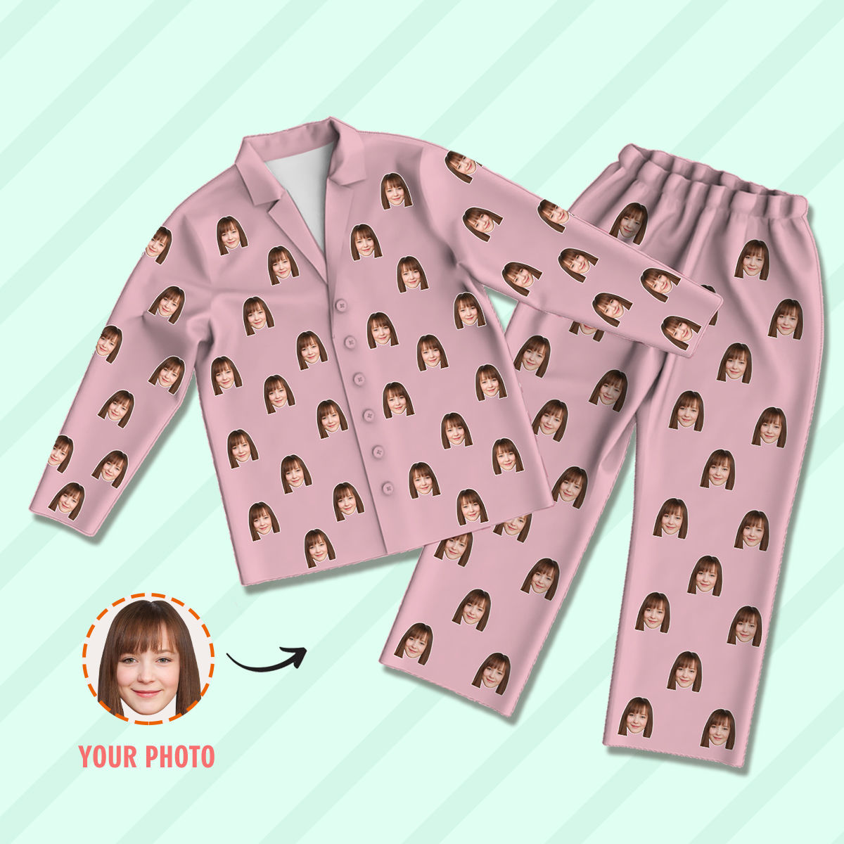 Customized pajamas Customized photo pajamas Customized family pajamas ...