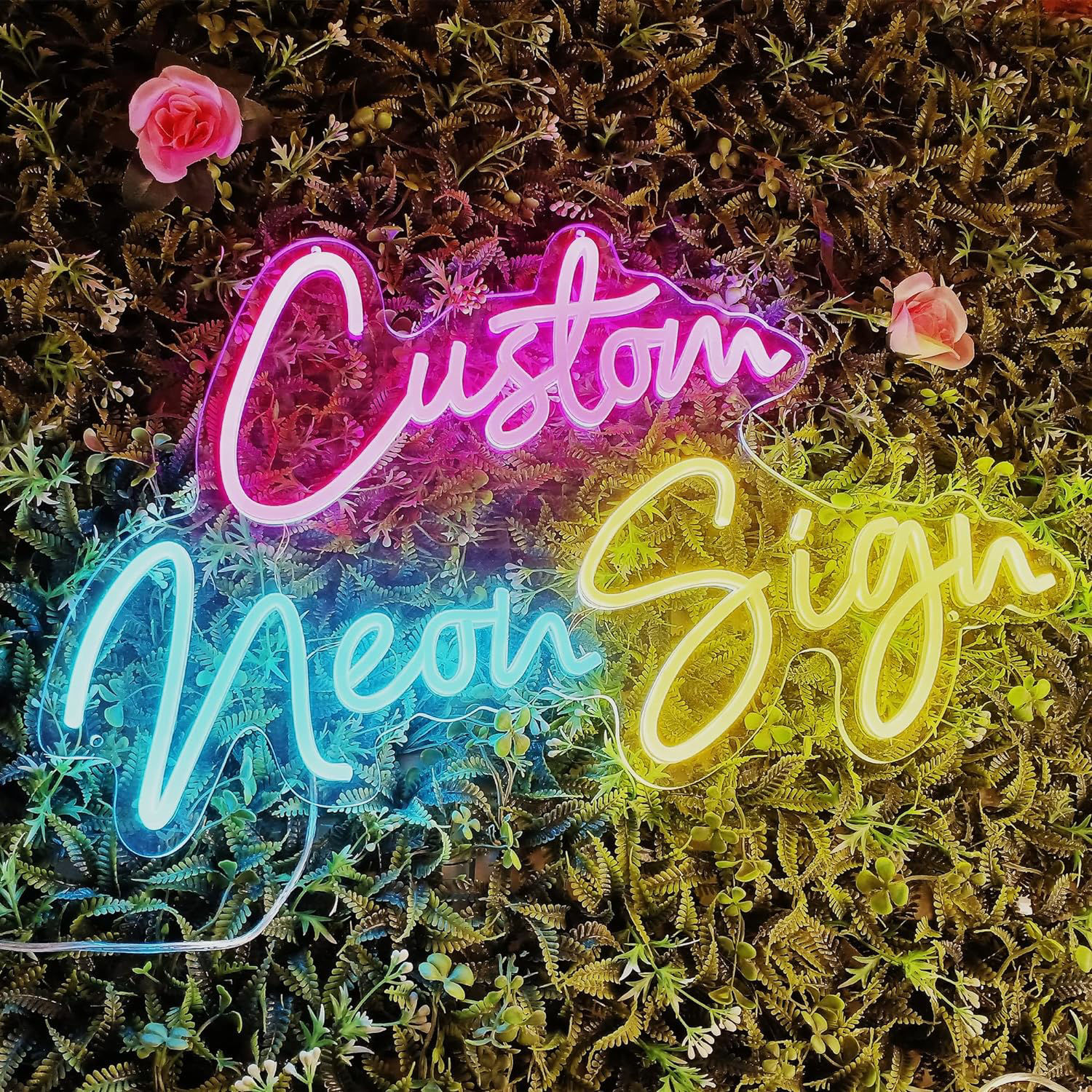 Custom Neon Signs | Neon Sign Customizable for Wall Decor ...
