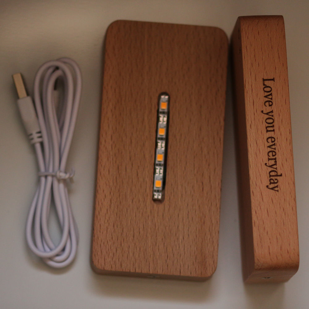 Custom Photo 3D Laser Crystal: Photo In Rounded Corner Landscape ...